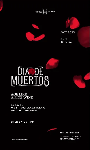 THE H CLUB SCBD JAKARTA - AGE LIKE A FINE WINE | View Events | Indoparty