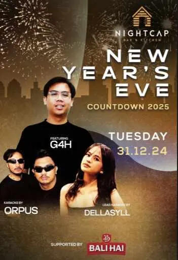 NIGHTCAP JAKARTA - NEW YEAR'S EVE COUNTDOWN 2025 | View Events | Indoparty