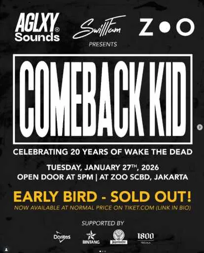 ZOO SCBD JAKARTA - COMEBACK KID | View Events | Indoparty
