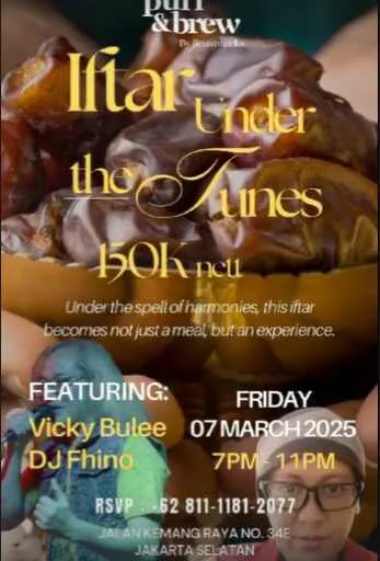 PUFF & BREW KEMANG JAKARTA - IFTAR UNDER THE TUNES | View Events | Indoparty