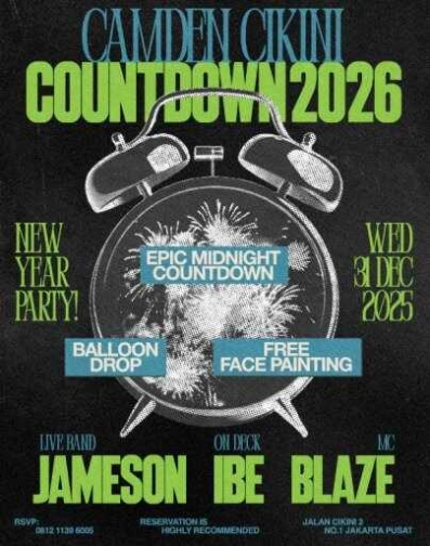 CAMDEN CIKINI JAKARTA - COUNTDOWN 2026 | View Events | Indoparty