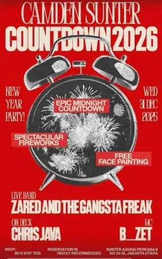 CAMDEN SUNTER JAKARTA - COUNTDOWN 2026 | View Events | Indoparty